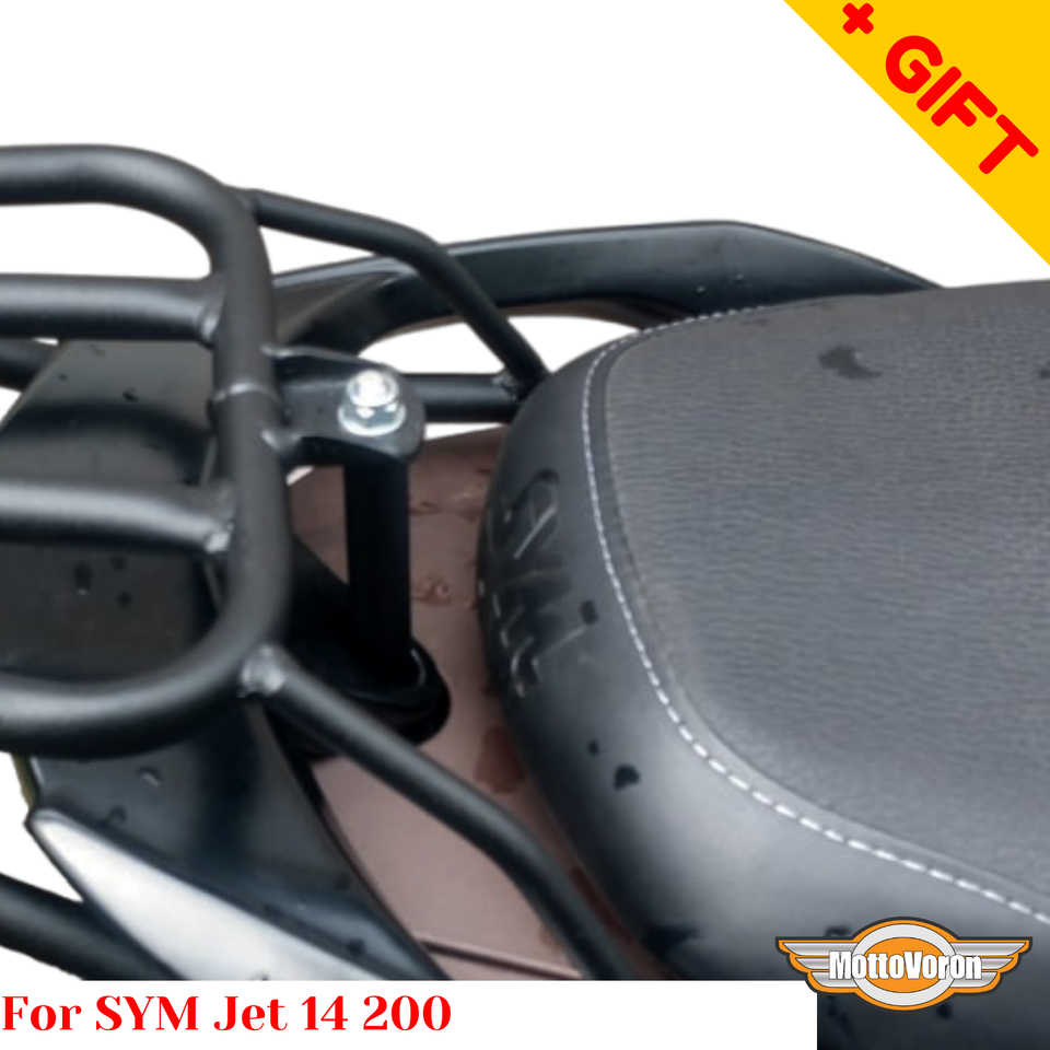 For SYM jet 14 Rear rack JET14 200 Rear luggage rack Jet 14 200, Bonus ...