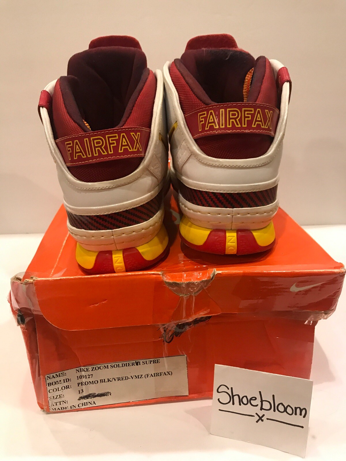 Nike Zoom LeBron VI 6 Fairfax SAMPLE Miami Heat Cavs … - Gem