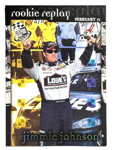 2003 Press Pass - Rookie Replay Platinum #P64 Jimmie Johnson for sale ...