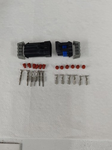 10Pcs Delphi Metri-Pack 150 Series 6-Way Connector KITS 16 18 AWG ...