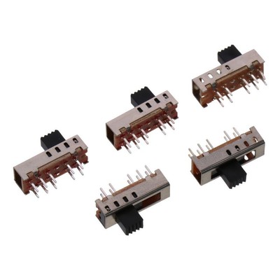 5pcs 10P 2P4T Toggle Switch 5mm Toggle Micro Switch Micro Slide Switch ...