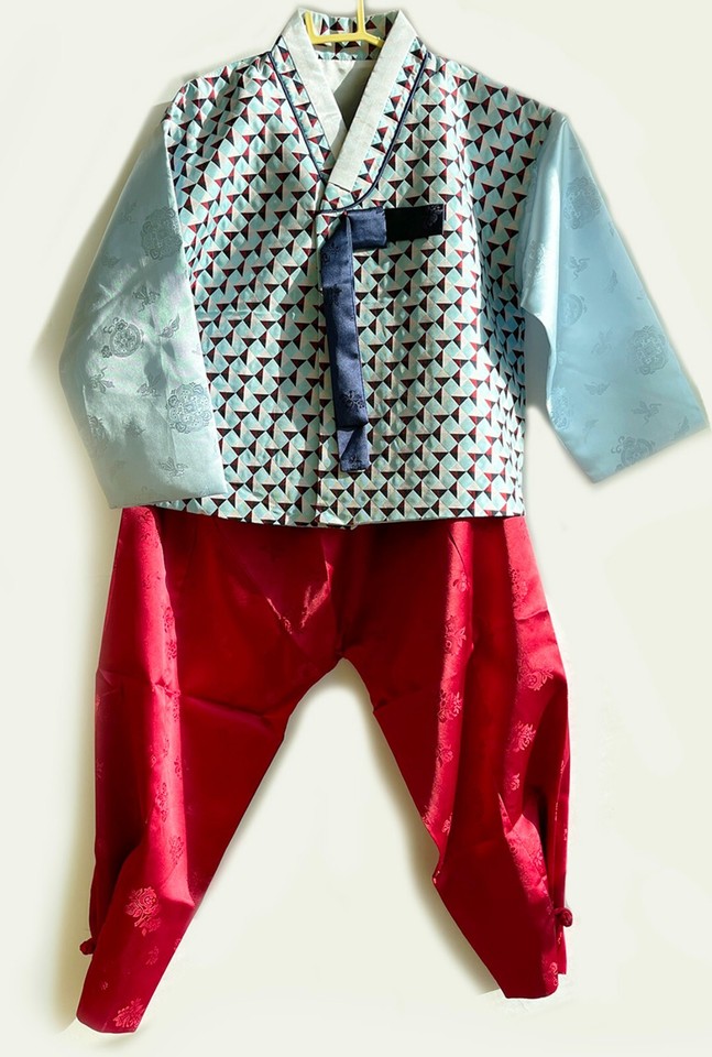 Korean Traditional Costume Hanbok Durumagi Set Korean Quilted Overcoat ...