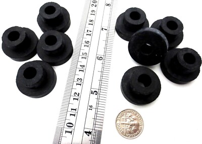 5/8" Hole Flange Rubber Bushing For Cable Wire Fit 5/8" Hole Has 5/16 ...