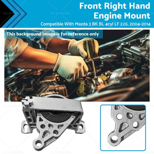Front Right Hand Engine Mount Suitable For Mazda 3 BK BL 4cyl LF 2.0L ...