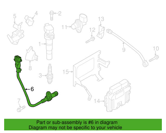 ⭐Genuine⭐ Crankshaft Position Sensor 391802G000 for Hyundai & Kia 2015 ...