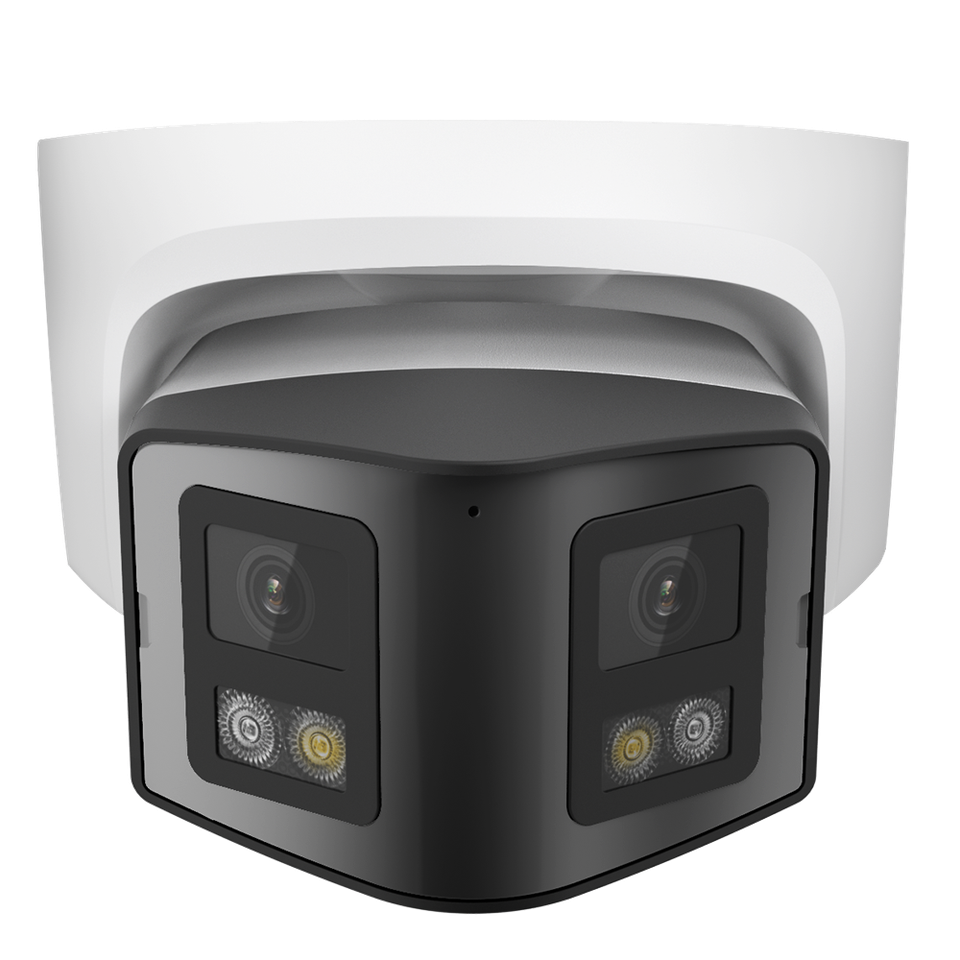 Hik Compatible 4MP 180°Panoramic IP Camera Dual lens&light 2way Audio ...