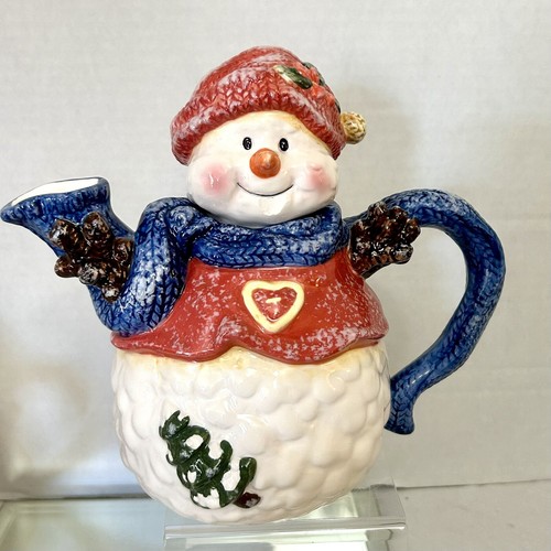 Snowman Teapot Ceramic | eBay
