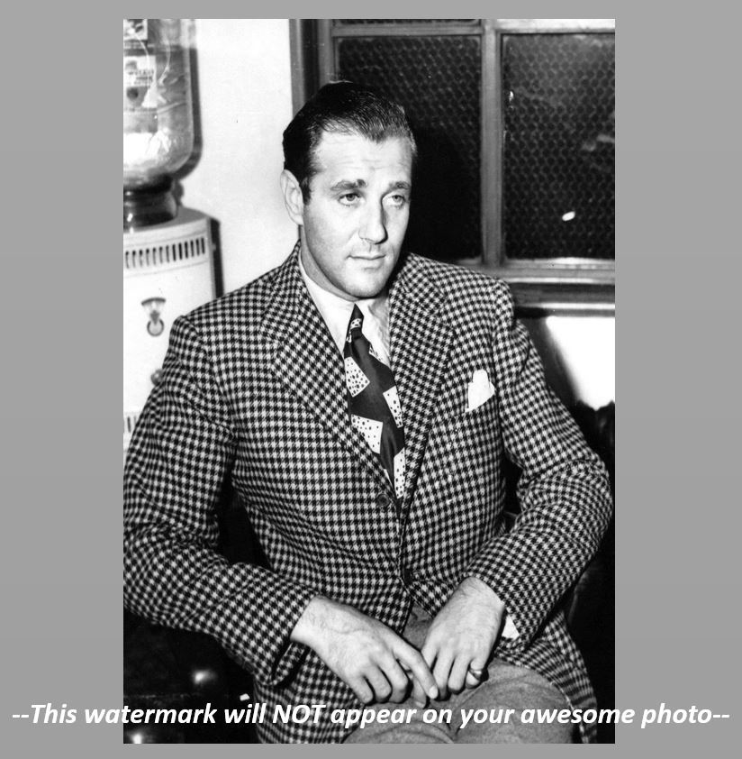 Bugsy Siegel PHOTO Handsome Crime Boss, Prohibition Gangster, Meyer ...