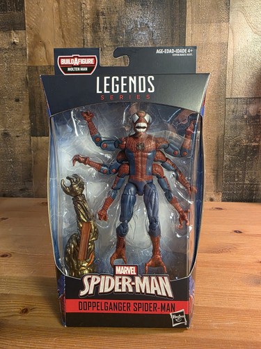 Hasbro Marvel Legends Series Doppelganger Spider-Man Molten Man Baf 6 ...