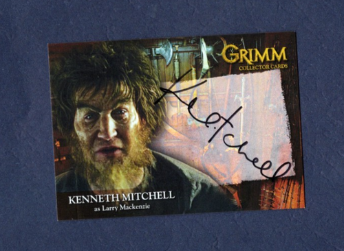 Grimm Kenneth Mitchell as larry MacKenzie Autograph Card (1) | eBay