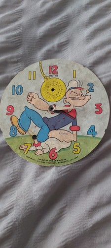 Smiths alarm clock popeye scene animated dial | eBay UK