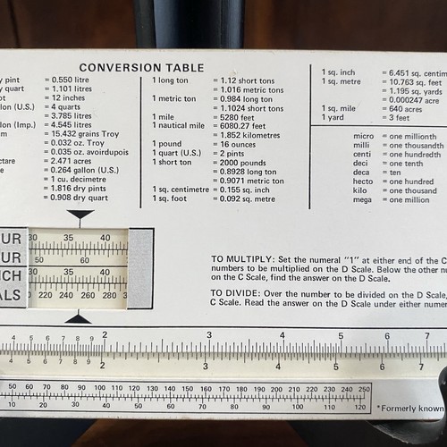 Metric Converter Cinema Products Corporation 1973 Metric Conversion ...