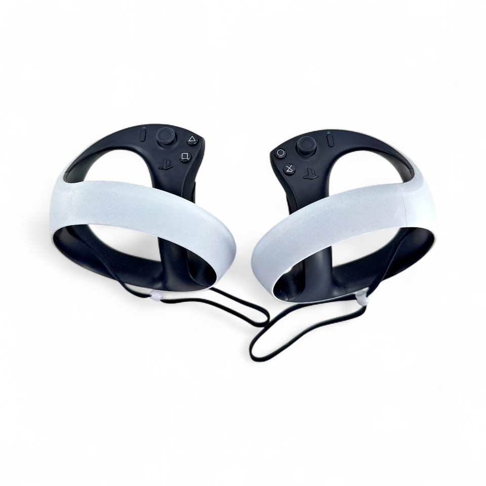 Sony PlayStation VR2 Bundle White Headset w/ Sense Controllers CFI-ZVR1 ...