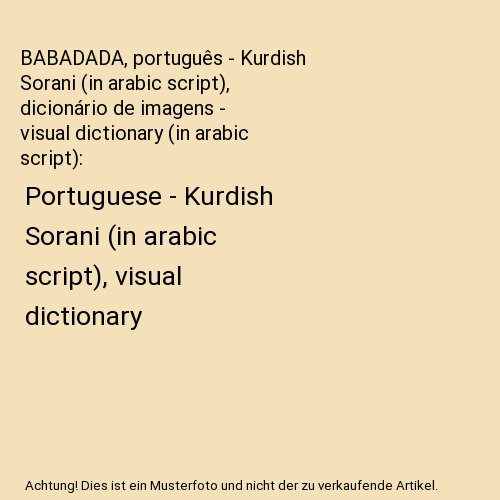 BABADADA, português - Kurdish Sorani (in arabic script), dicionário de ...