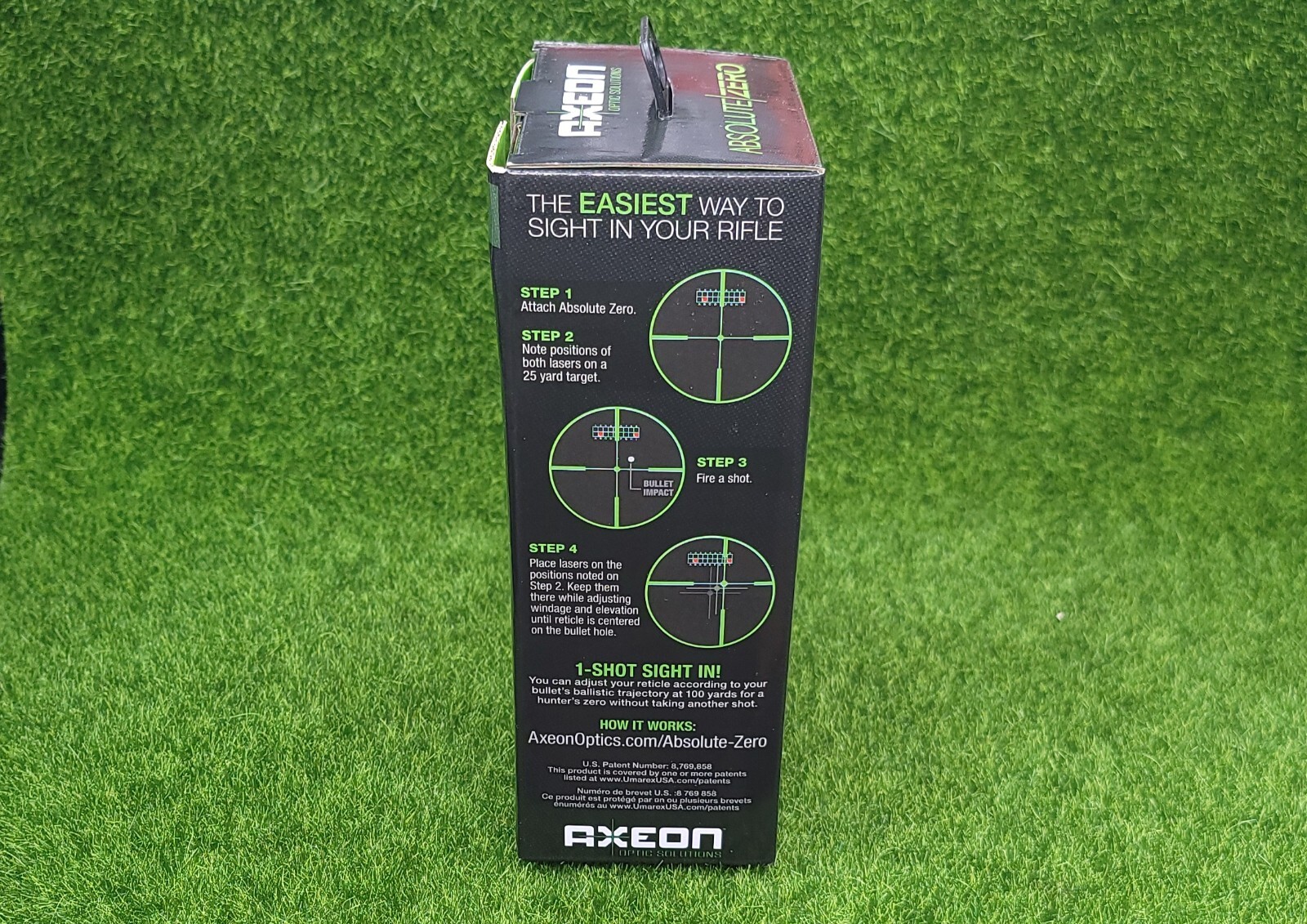 Axeon Absolute Zero Easy One-Shot Laser Rifle Zeroing Device for Rifle ...