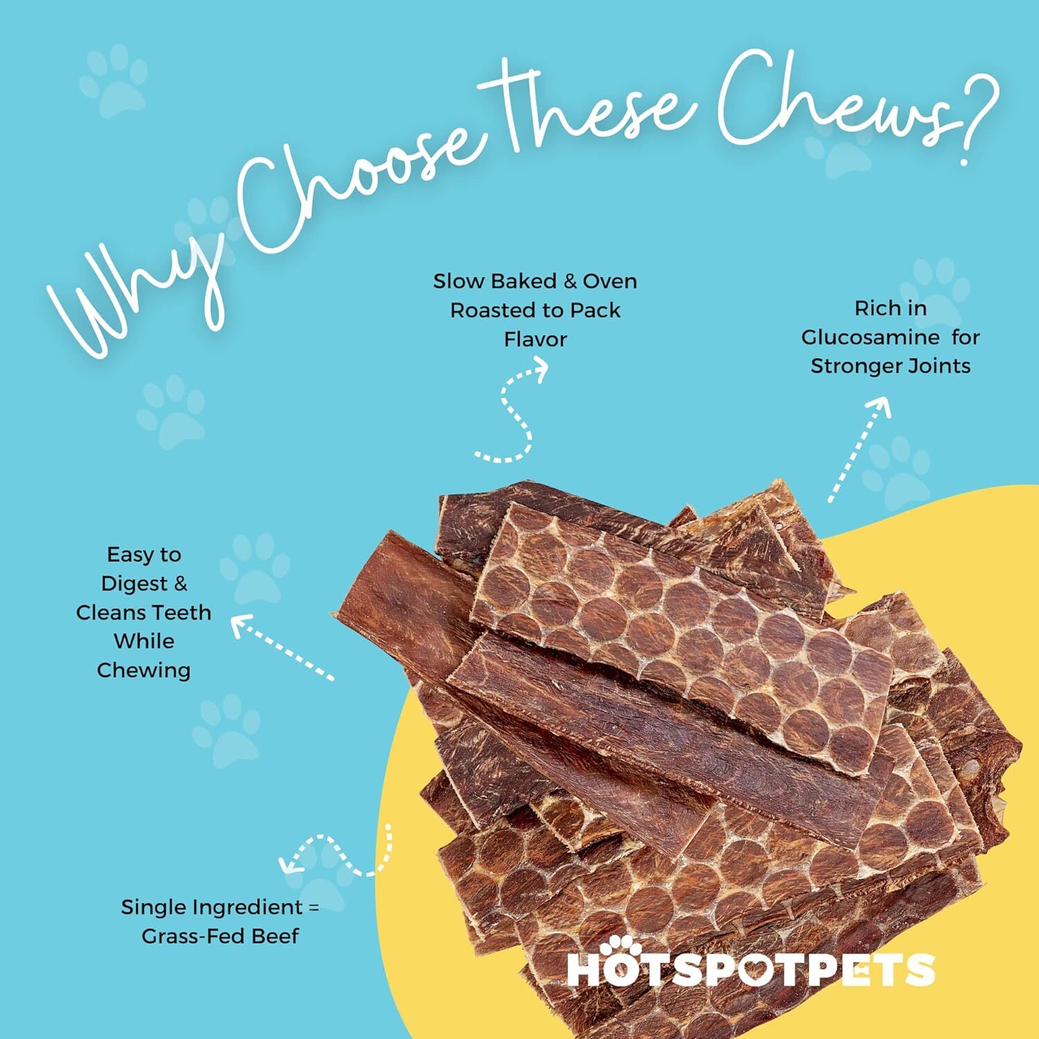 Beef Esophagus Dog Treats (6 INCHES) Grass Fed with No Added Hormone ...