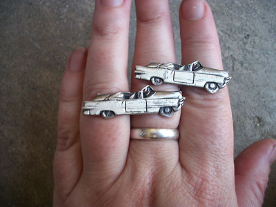 vintage 1957 Cadillac Convertible Fenwick Sailors sterling cufflinks ...