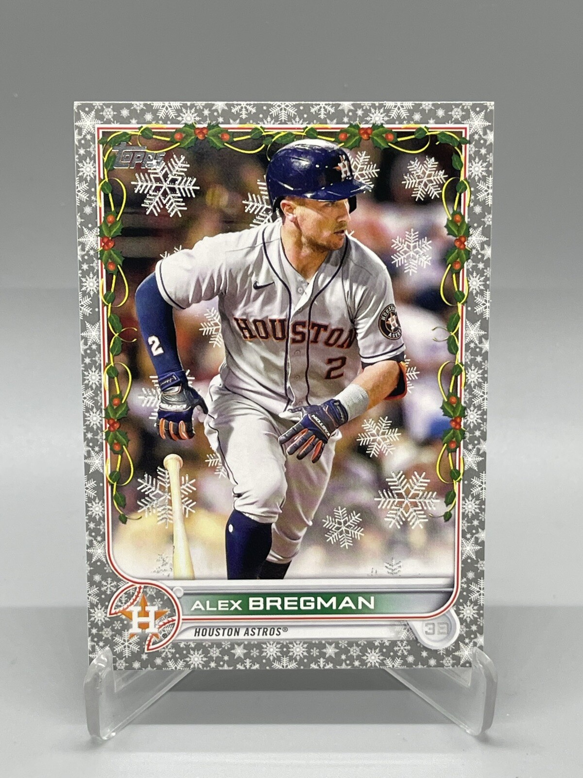 2022 Topps Holiday Baseball #HW193 Alex Bregman Metallic Snowflake ...