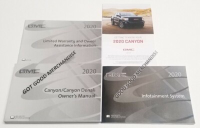 2020 GMC CANYON NAVIGATION OWNERS MANUAL BASE SLE SL ALL TERRAIN DENALI ...