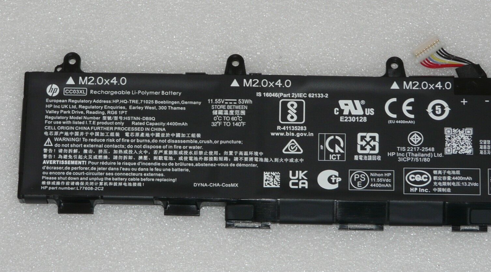 NEW GENUINE HP ELITEBOOK 830 835 840 845 G7 G8 BATTERY 53Wh L78555-005 ...