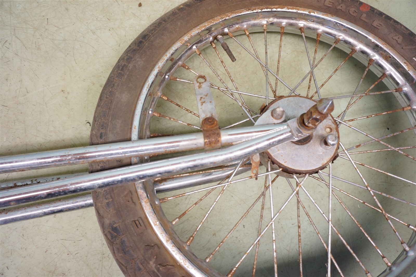 Harley Solo WL WLA Panhead Knucklehead Flathead Chopper *2231A Springer ...