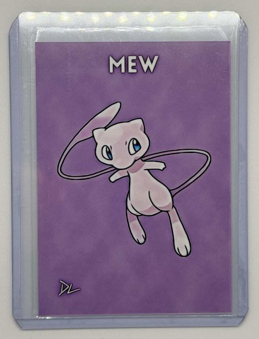 Mew Limited Edition Artist Signed Pokemon Trading Card 3/10 | eBay