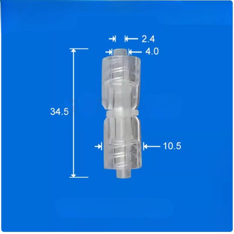 Luer Lock Male to Male Fitting Connector Double Dual Adapter Joiner ...