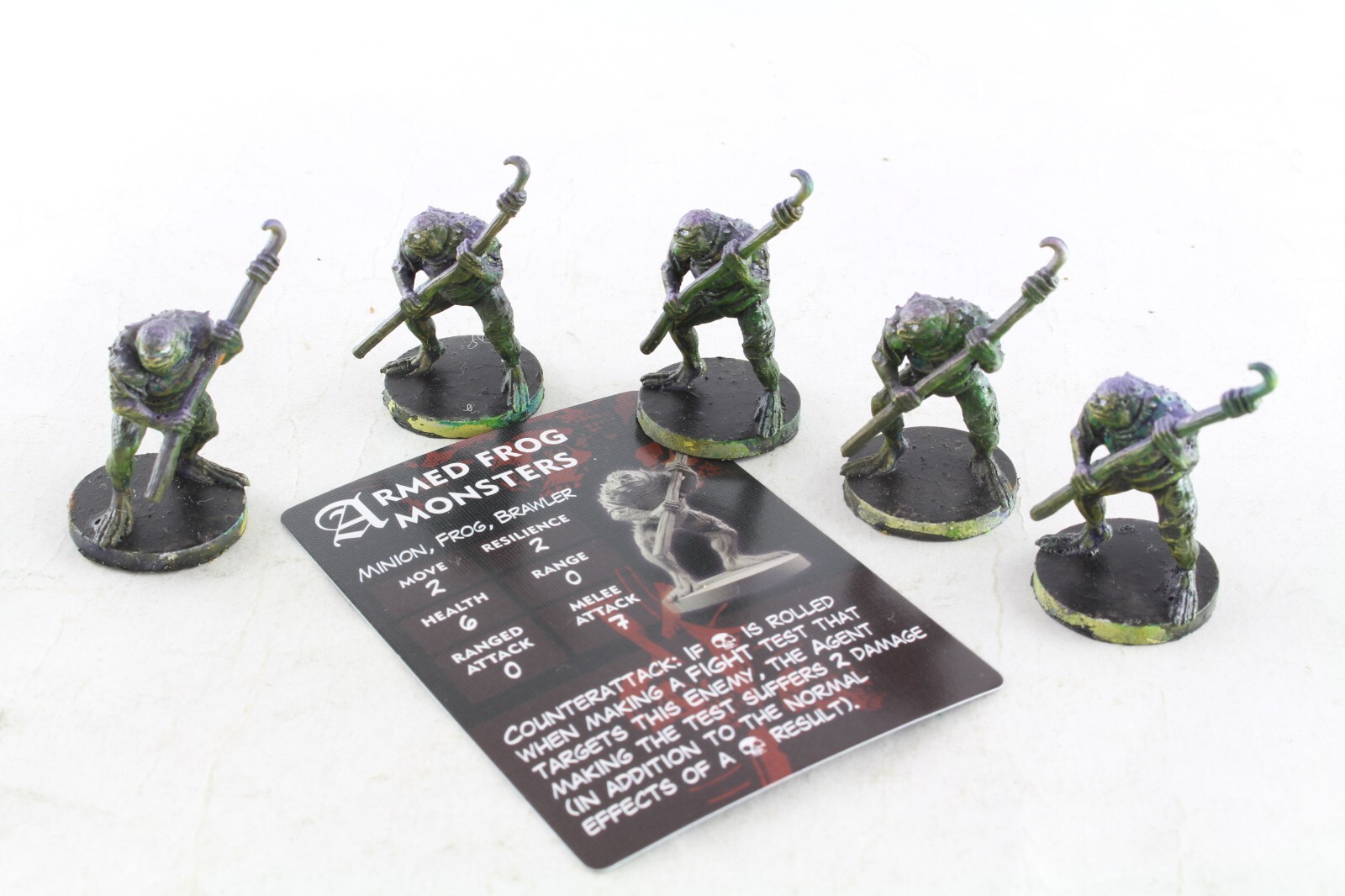 Hellboy Armed Frog Monster Kickstarter Board Game Figure D&D Painted V ...