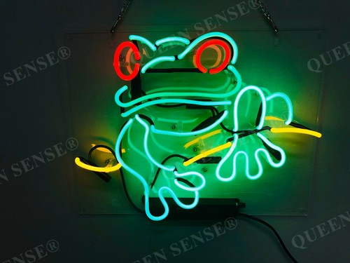 Green Frog Acrylic 17"x17" Neon Light Sign Lamp House Room Wall Decor ...