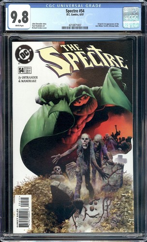 Spectre #54 CGC 9.8 Origin & 1st app. of the new Mister Terrific ...