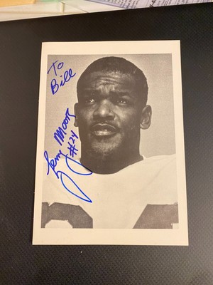 Lenny Moore Baltimore Colts autographed photo 5x7 | eBay