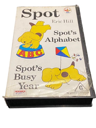Spot's Alphabet & Spot's Busy Year 1990 VHS Video Tape Bubble Wrap ...
