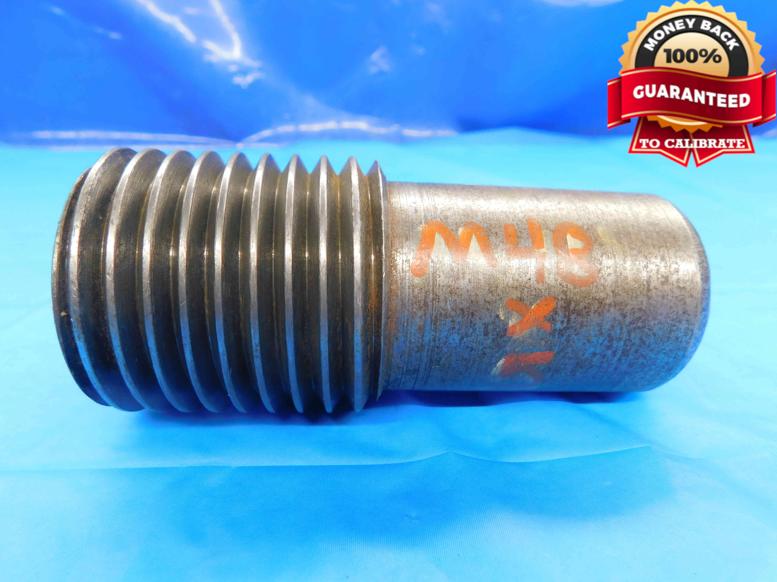 SHOP MADE M48 X 5 THREAD PLUG GAGE 48 5.0 METRIC INSPECTION CHECK | eBay