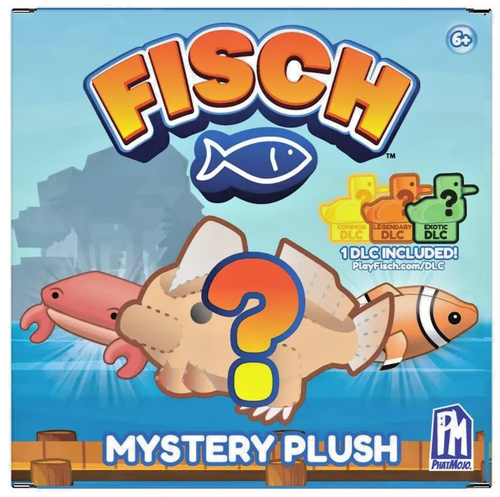 FISCH Roblox Fishing Game 4" Mystery Plush with DLC Code Included 2025 ...