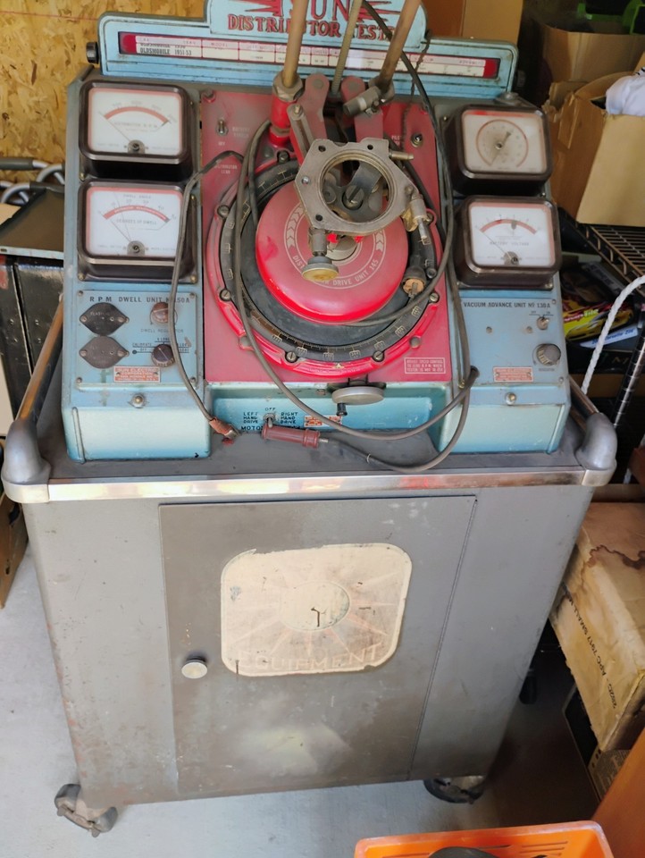 Sun Diagnostic Tune Up Machine Sun distributer Tester Vintage | eBay