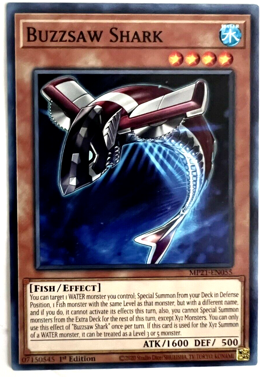 Yu-Gi-Oh! TCG - Buzzsaw Shark - Common Mint Condition | eBay