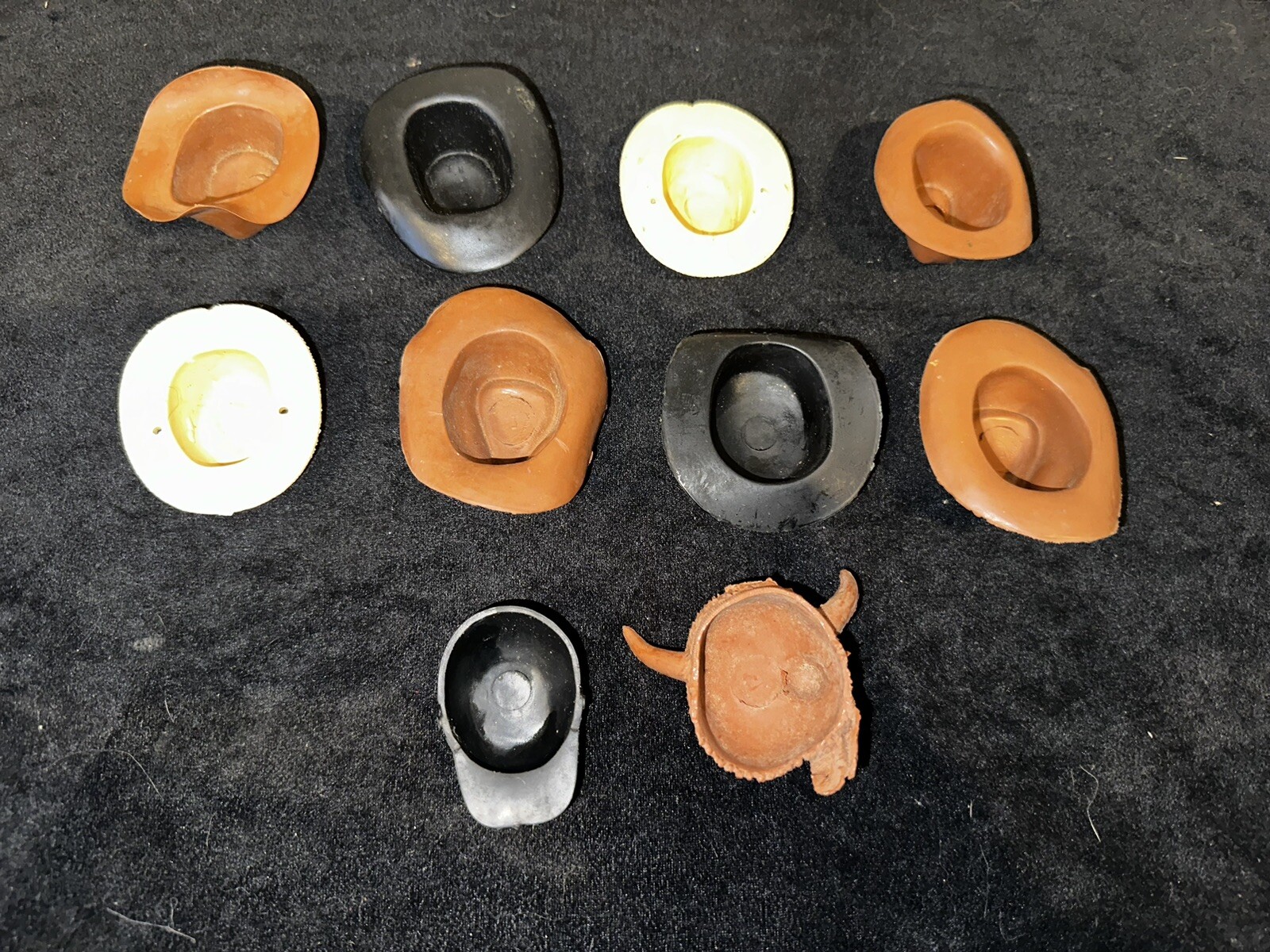 Vintage Marx Johnny West Toy Cowboy/Calvary And Buffalo Hats | eBay