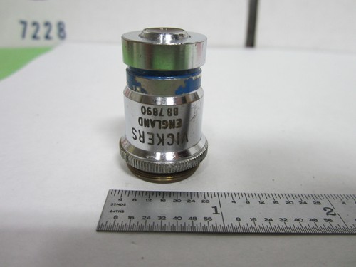 MICROSCOPE OBJECTIVE VICKERS ENGLAND 20X LWD LONG WORK DISTANCE OPTICS ...