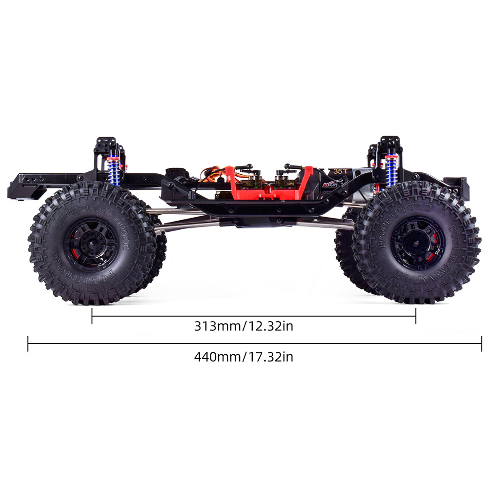 AUSTARHOBBY RC 313mm 2-Speed Transmission Chassis Frame for Traxxas 1/ ...