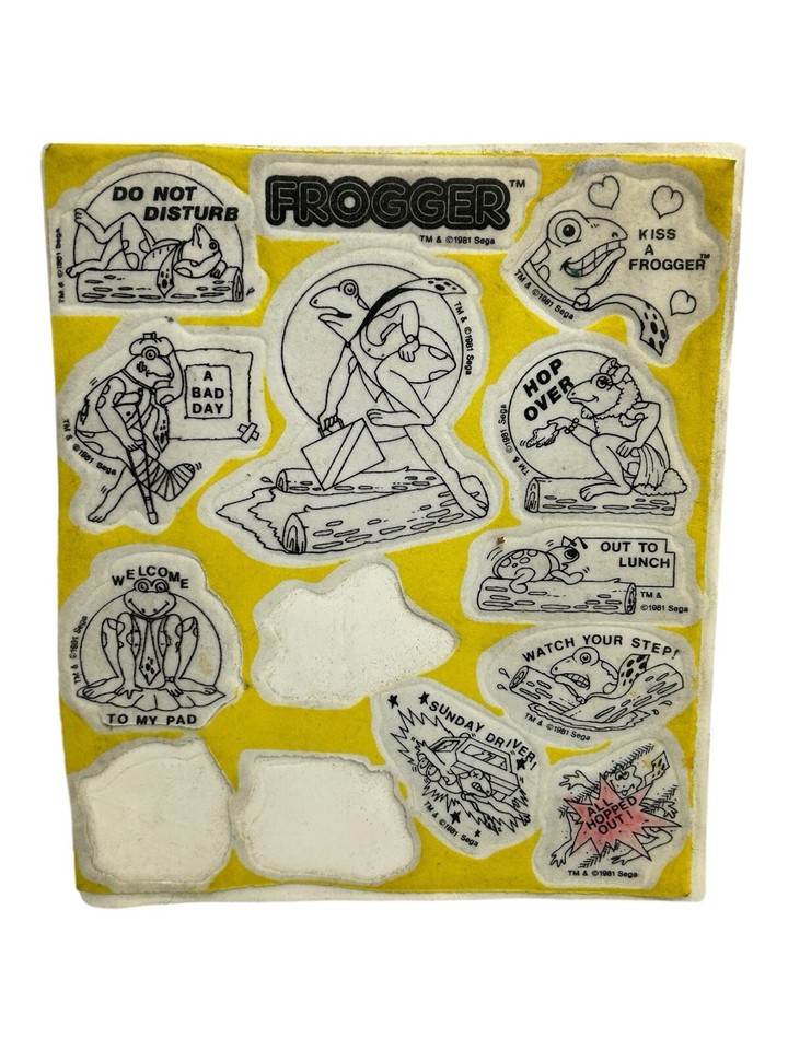 Frogger Sega Nelsonic Electronic Game Watch Black Wristwatch Nonworking ...