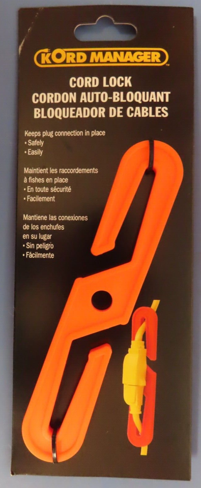 Bayco Kord Manager Extension Cord Lock Keeps Cords Plugged In Safely. # K-205 | eBay