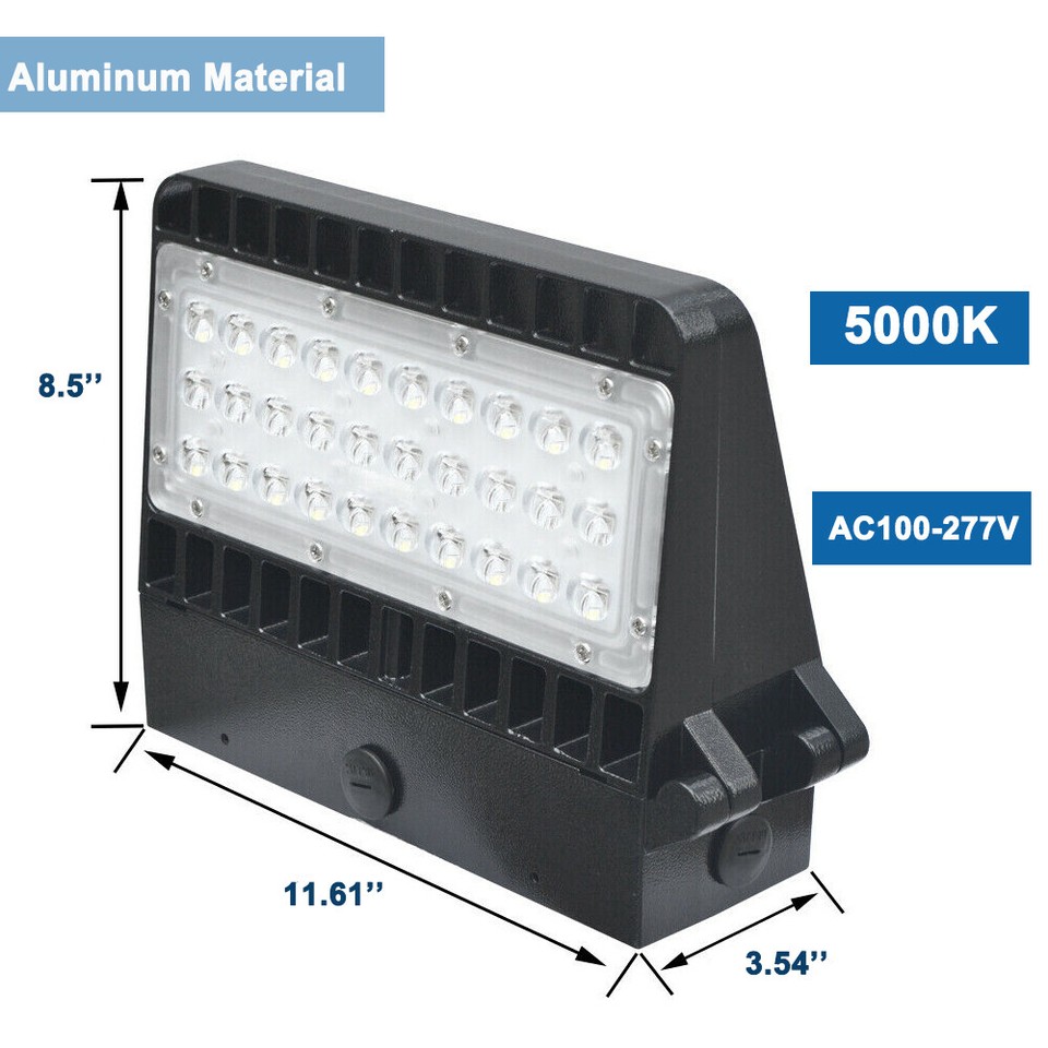 2PACK LED Wall Pack Light 24W Commercial Industrial Outdoor Area ...