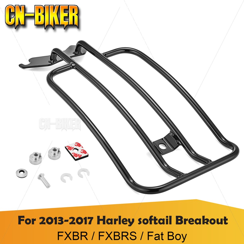 Solo Luggage Rack For Harley Softail Fat Boy Breakout FXBR/FXBRS 2013 ...