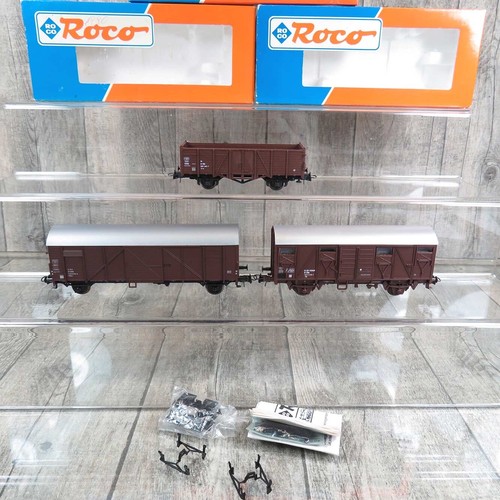 ROCO 46412 / 46056 / etc. - HO - Güterwagen Set 3 teilig - OVP - # ...