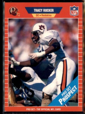 1989 Pro Set Prospect Tracy Rocker RC Washington Redskins #540 | eBay