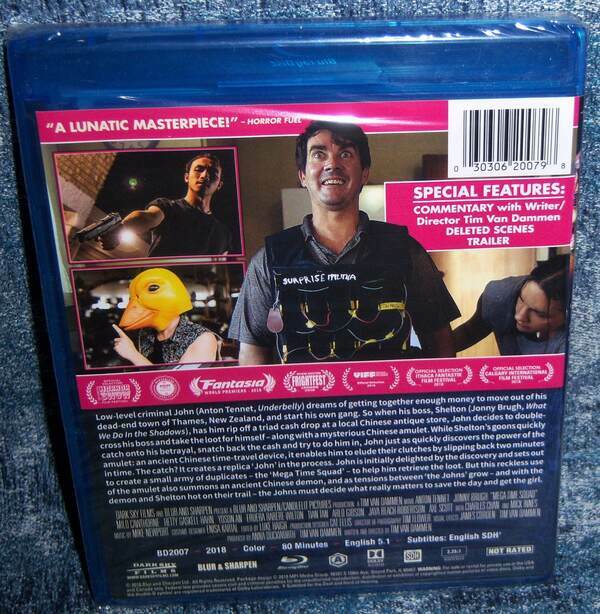 NEW DARK SKY FILMS ANTON TENNET MEGA TIME SQUAD SCI-FI COMEDY MOVIE BLU ...