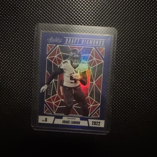2024 Panini Absolute Drake London Draft Diamonds Blue Spectrum 44/50 | eBay