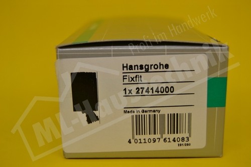 27414000 Hansgrohe Wandanschlussbogen Fix-Fit 1/2" pure chrom ...