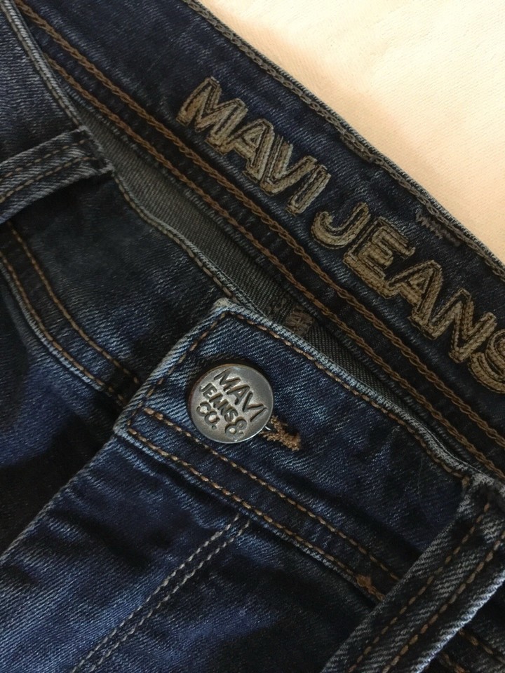 Mavi Jeans Dark Blue No Tag - Measure 36x32 Matt Relaxed Straight Leg ...
