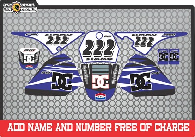 pw80 decals graphics your name and number yamaha pw 80 personal Full ...
